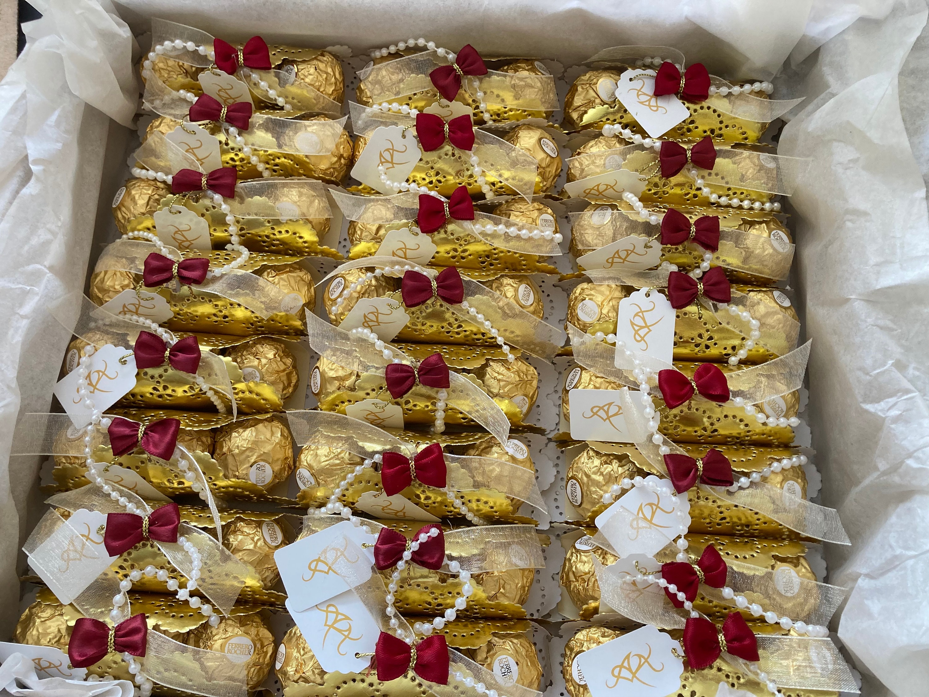 Wedding Favor,baby Shower Gift ,1 Set 25 Favor FERRERO ROCHER Chocolate ...