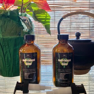 SSF Organics Antifungal Tea Tree, Mint and Neem Liquid Soap. Bottles ...