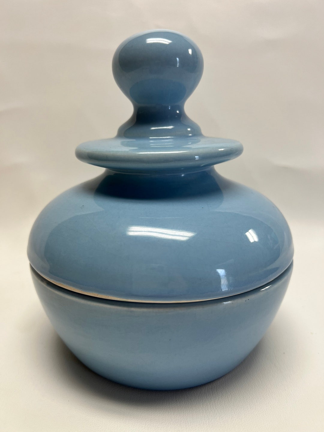 MCM Pottery Blue Pottery - Etsy
