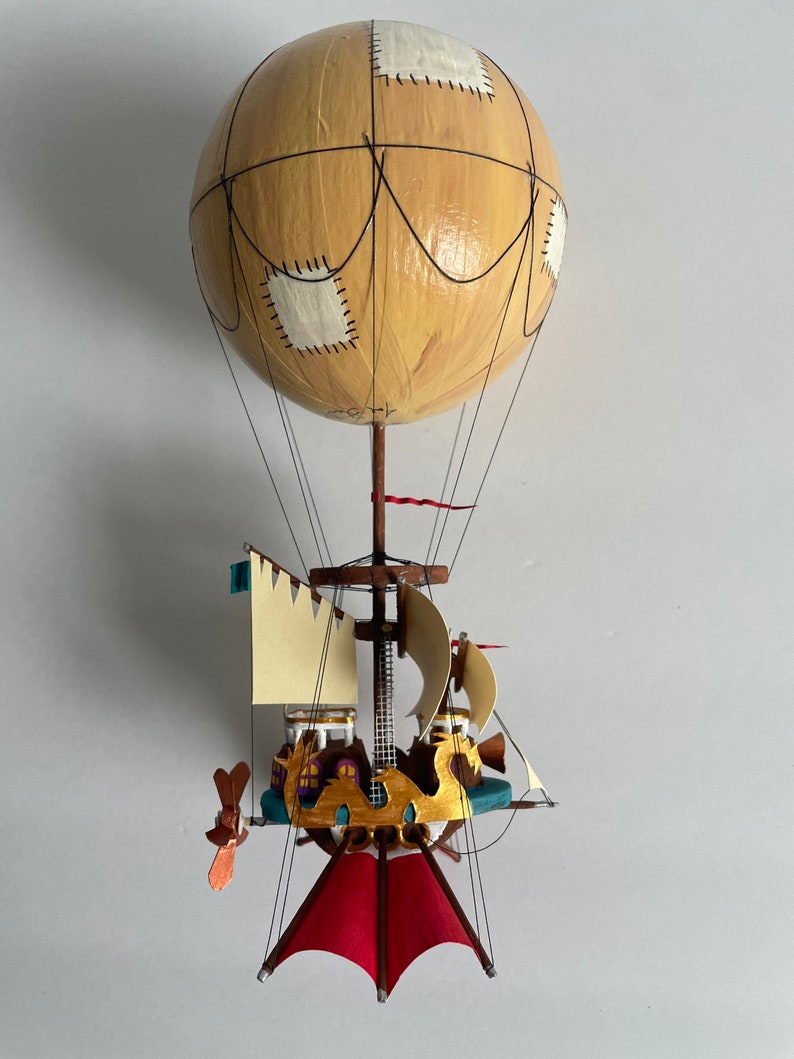 Fantasy Dragon Airship - Etsy