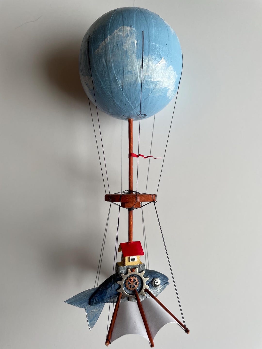 Steampunk Fantasy Flying Fish Airship - Etsy
