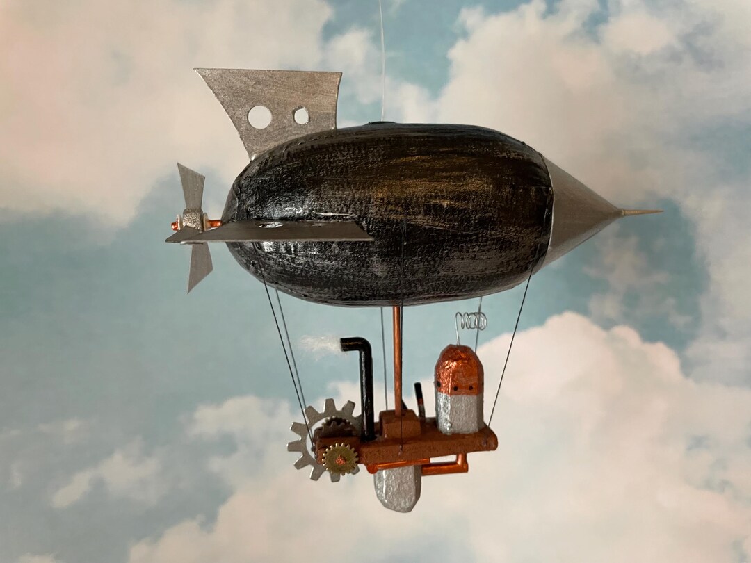 Steampunk Mini Zeppelin Flying Machine - Etsy