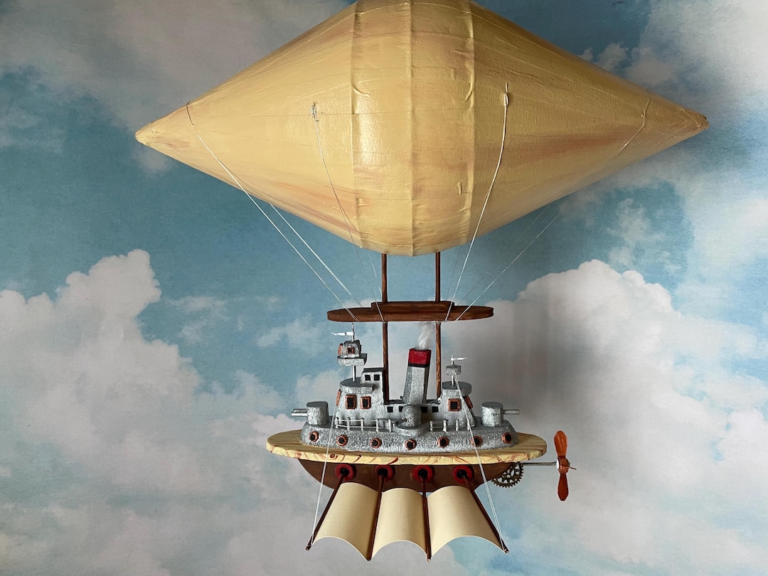 Steampunk Dreadnought Battleship Fantasy Zeppelin Airship - Etsy