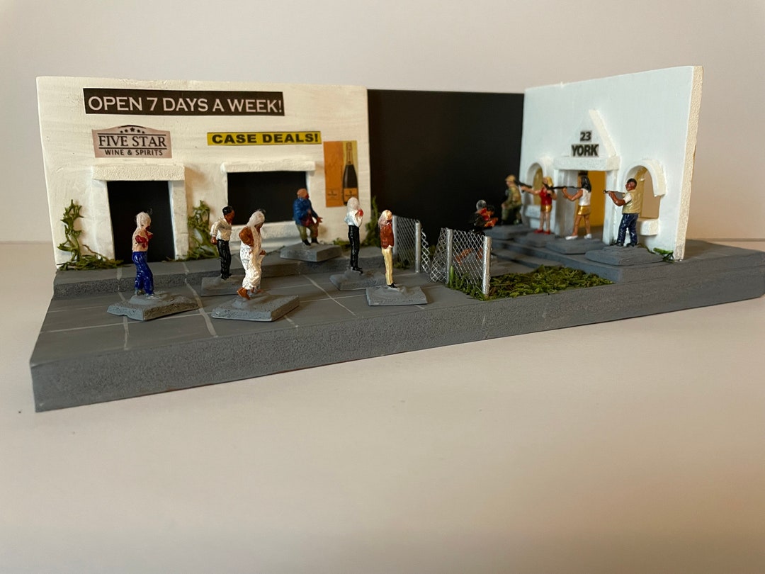 Limited Edition Zombie Apocalypse 1/72 Scale Interactive Diorama - Etsy