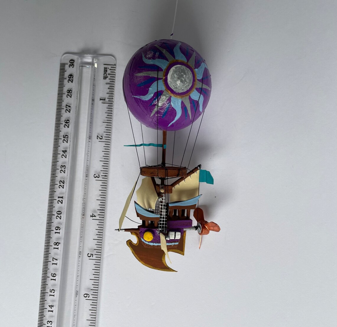 Small Purple Moon Airship - Etsy