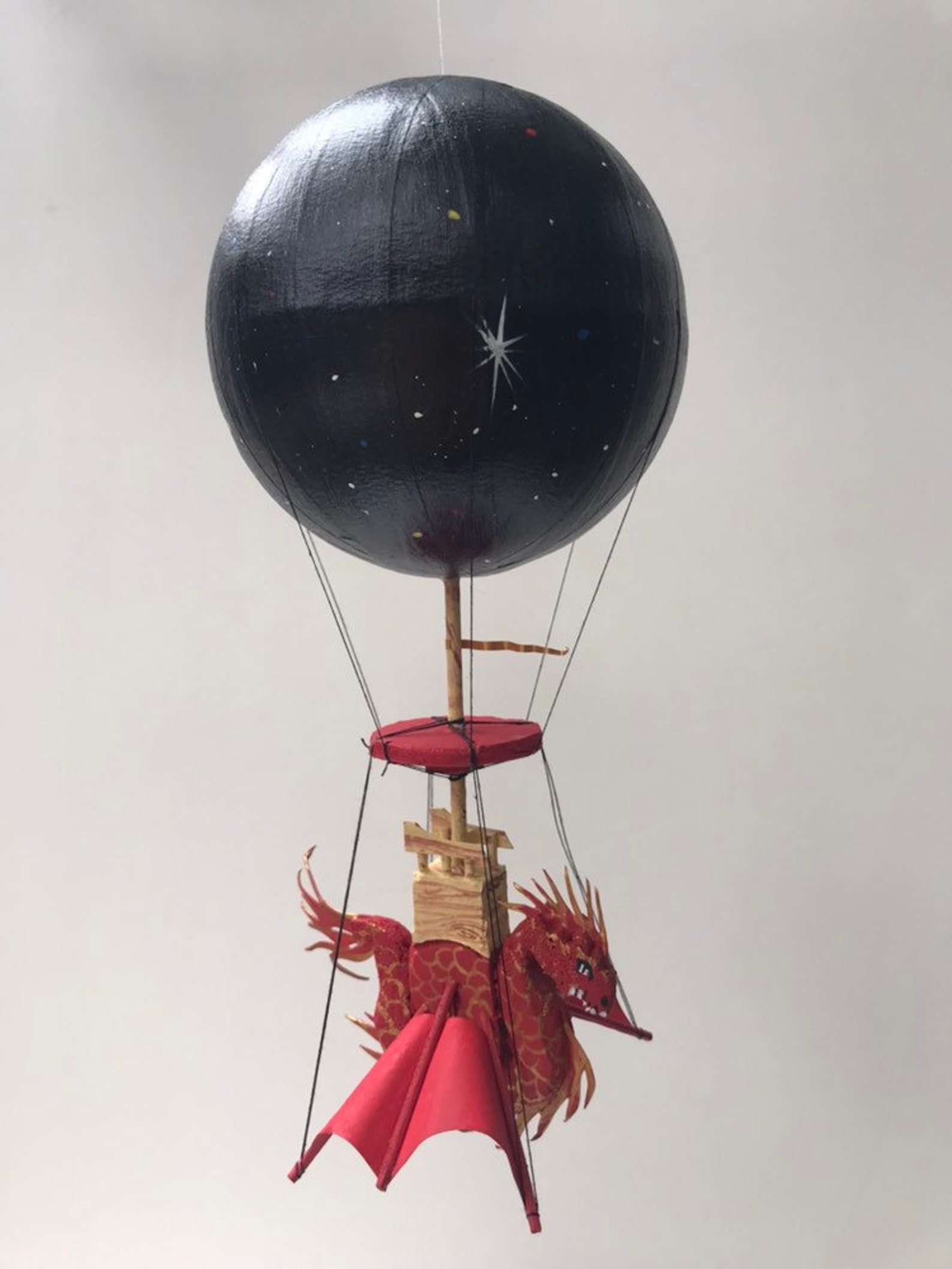 Galaxy Red Dragon Airship - Large - Etsy
