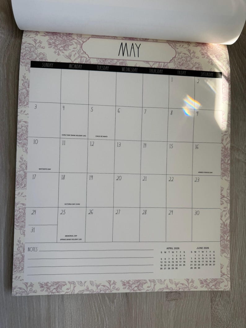 Rae Dunn Bee Wall Calendar: 2026 Planner With Note Cards - Etsy