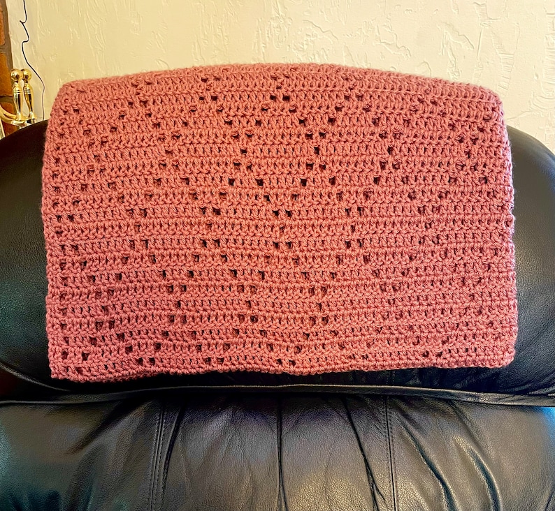 Easy Crochet Diamond Blanket Pattern - Etsy