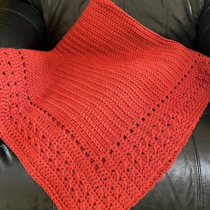 Crochet Blanket Pattern – Easy Built-in Border (instant Download) - Etsy