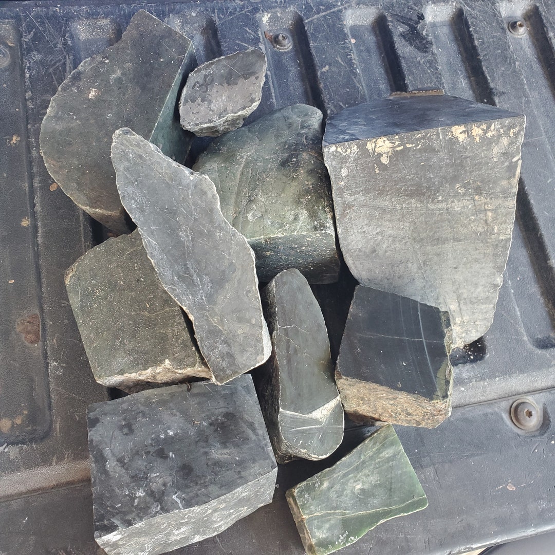 Jade Lapidary Cutting Material 10,705 Grams 10 Pieces - Etsy