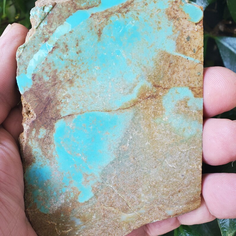 2 Big ------ Kingman Turquoise Slabs - Etsy