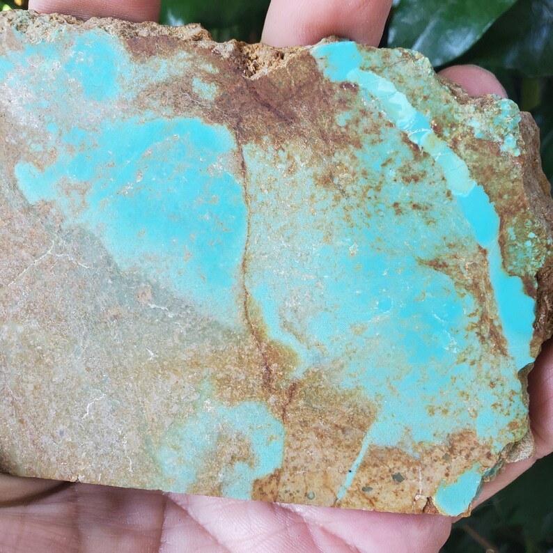 2 Big ------ Kingman Turquoise Slabs - Etsy