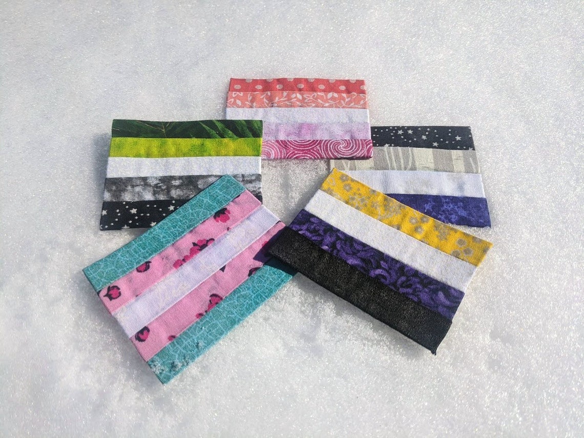 Patterned Pride Flag Sew-on Patch - Etsy