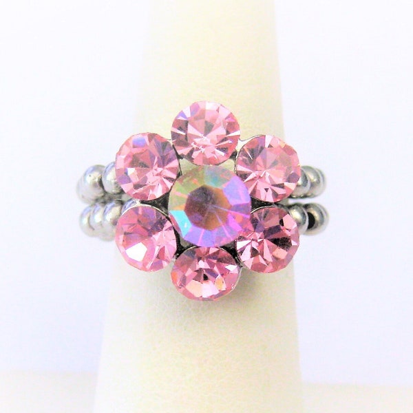 Rhinestone Stretch Ring - Etsy