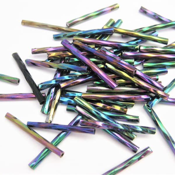 Long Bugle Beads - Etsy