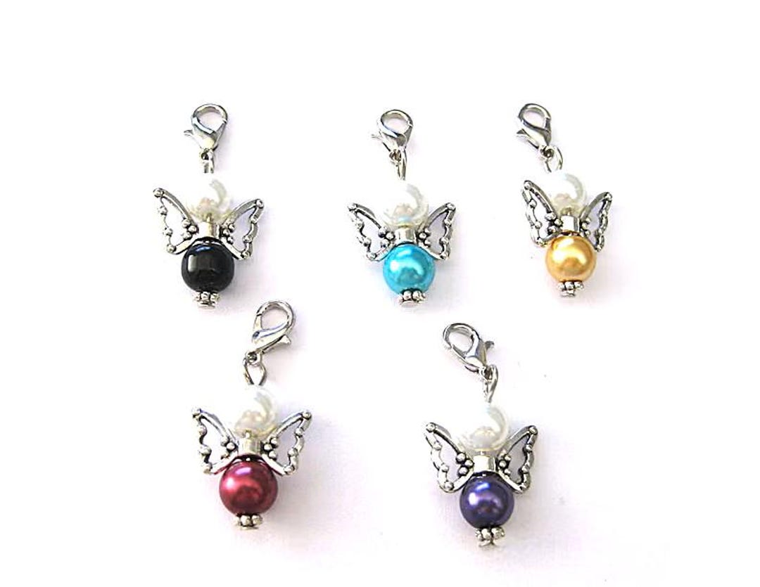 Jewelry Supplies ~ Angel Charms Clip-on Guardian Angels - per Piece - # ...