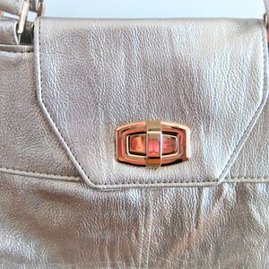 Vintage Purses ~ Avon Mark Gold Metallic Handbag Tote Retired Rare 15 ...