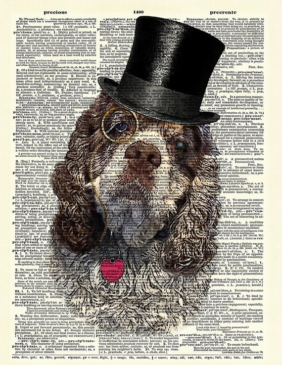 Dog In Top Hat Drawing