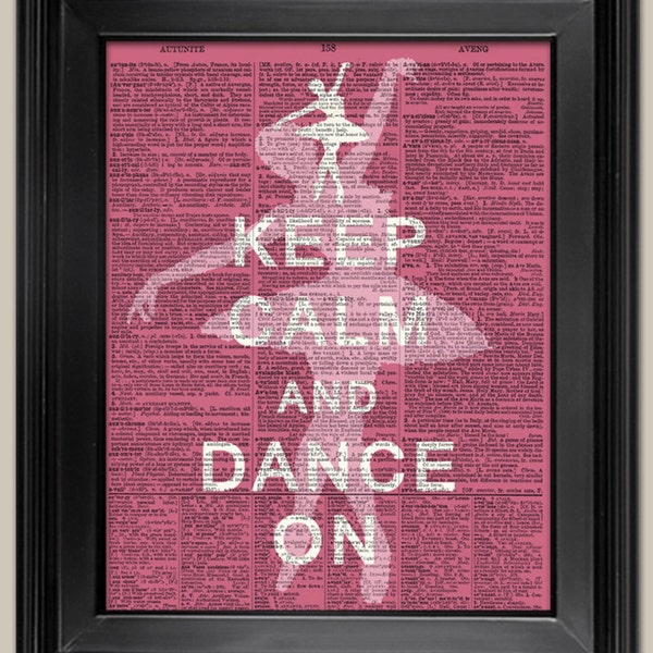 Keep Calm and Dance - Etsy