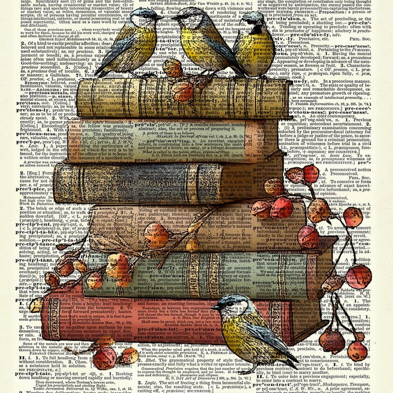 Book Art Print - Etsy