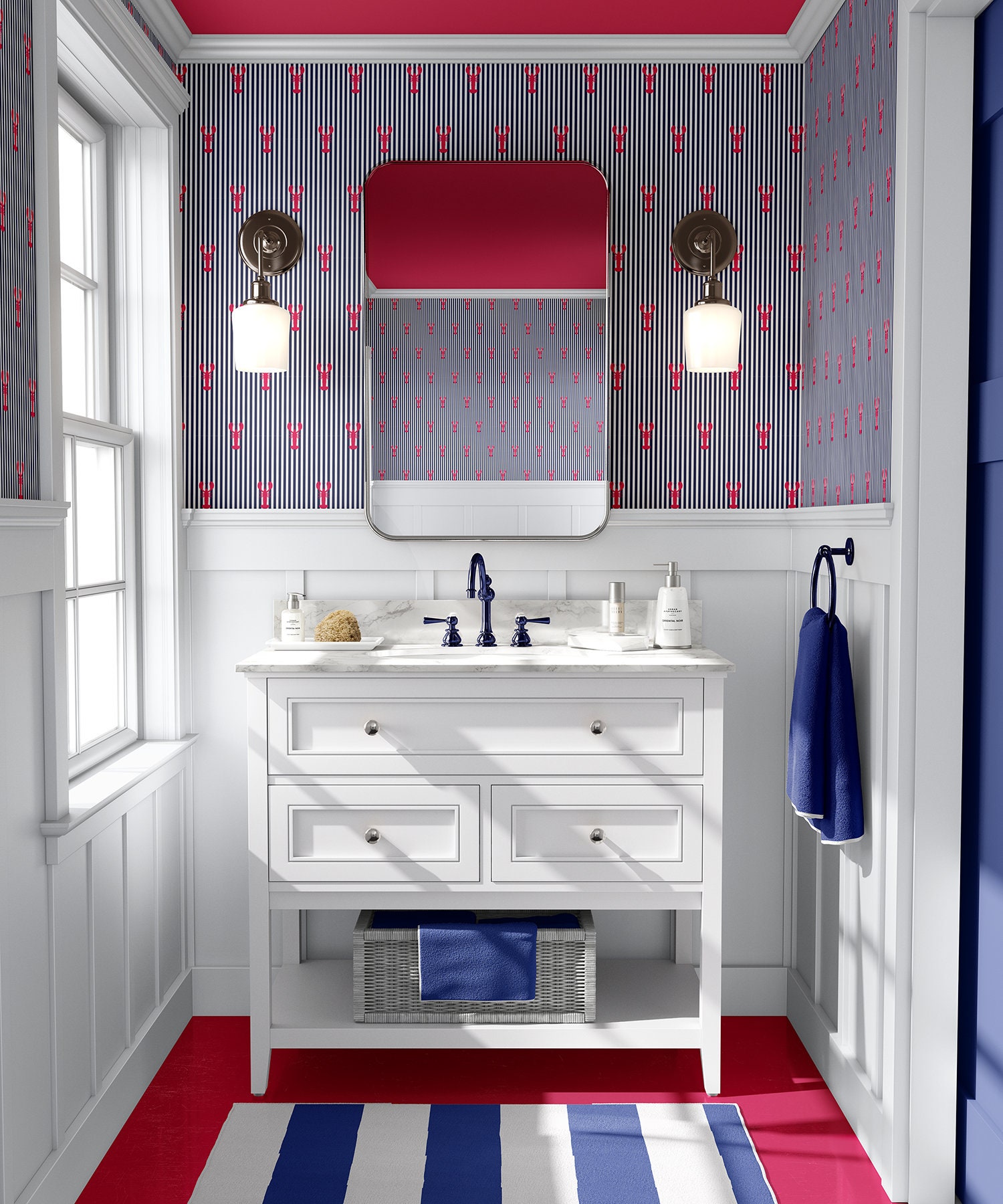 Nautical Stripes Wallpaper