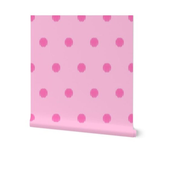 Hot Pink Polka Dots Wallpaper Pink Polka Dot Paper Texture Stock Photo