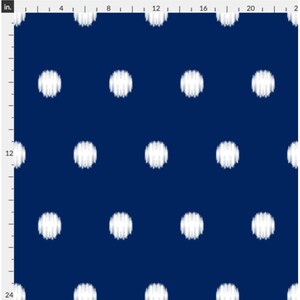 Scribble Polka Dot Wallpaper Navy Blue and White pre-pasted and Peel ...