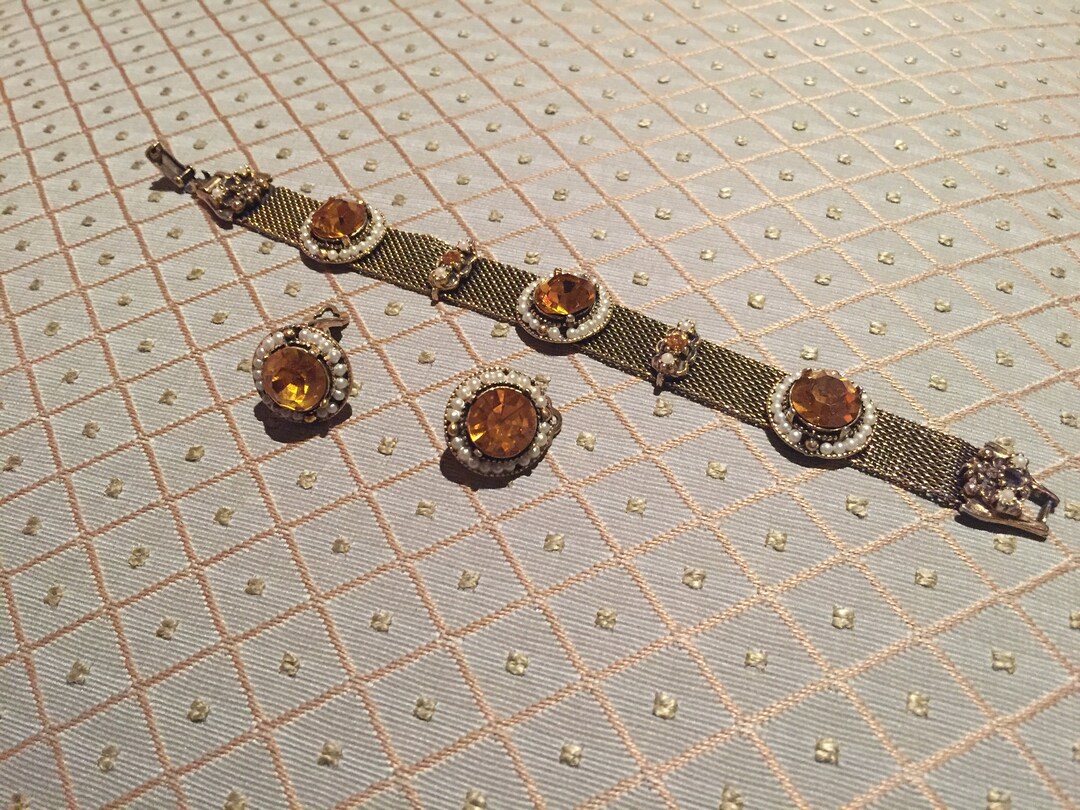 Vintage Jewelry Set With Free Shipping in the USA - Etsy