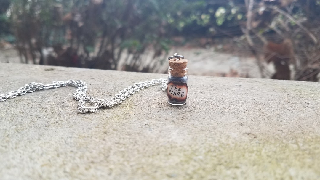 The Flare Maze Runner Necklace, Hand Made, Hand Drawn, Thomas, Minho ...
