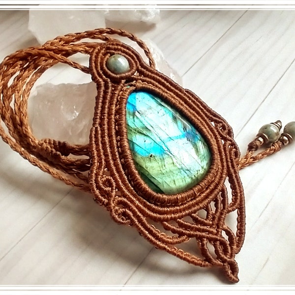 Macrame Necklace - Etsy
