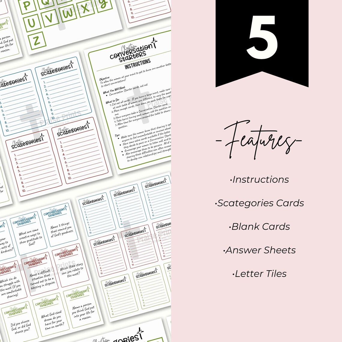 Women's Ministry Games Christian Scattergories, Women's Ministry ...