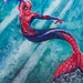Spider-mer Art Spider-man Mermaid Marvel - Etsy