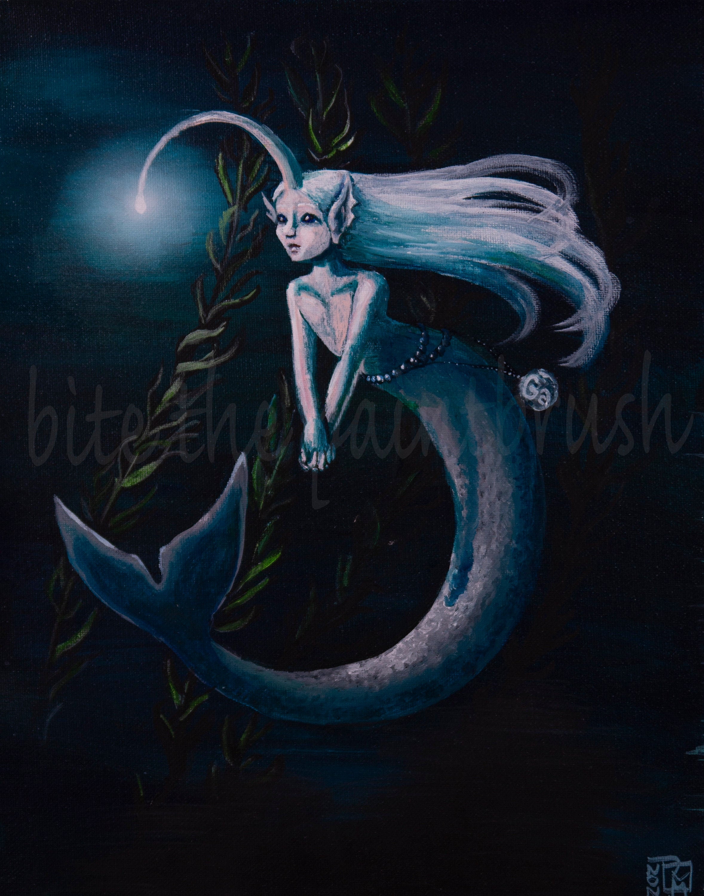 Gallium Elemental Fantasy Art Mermaid - Etsy