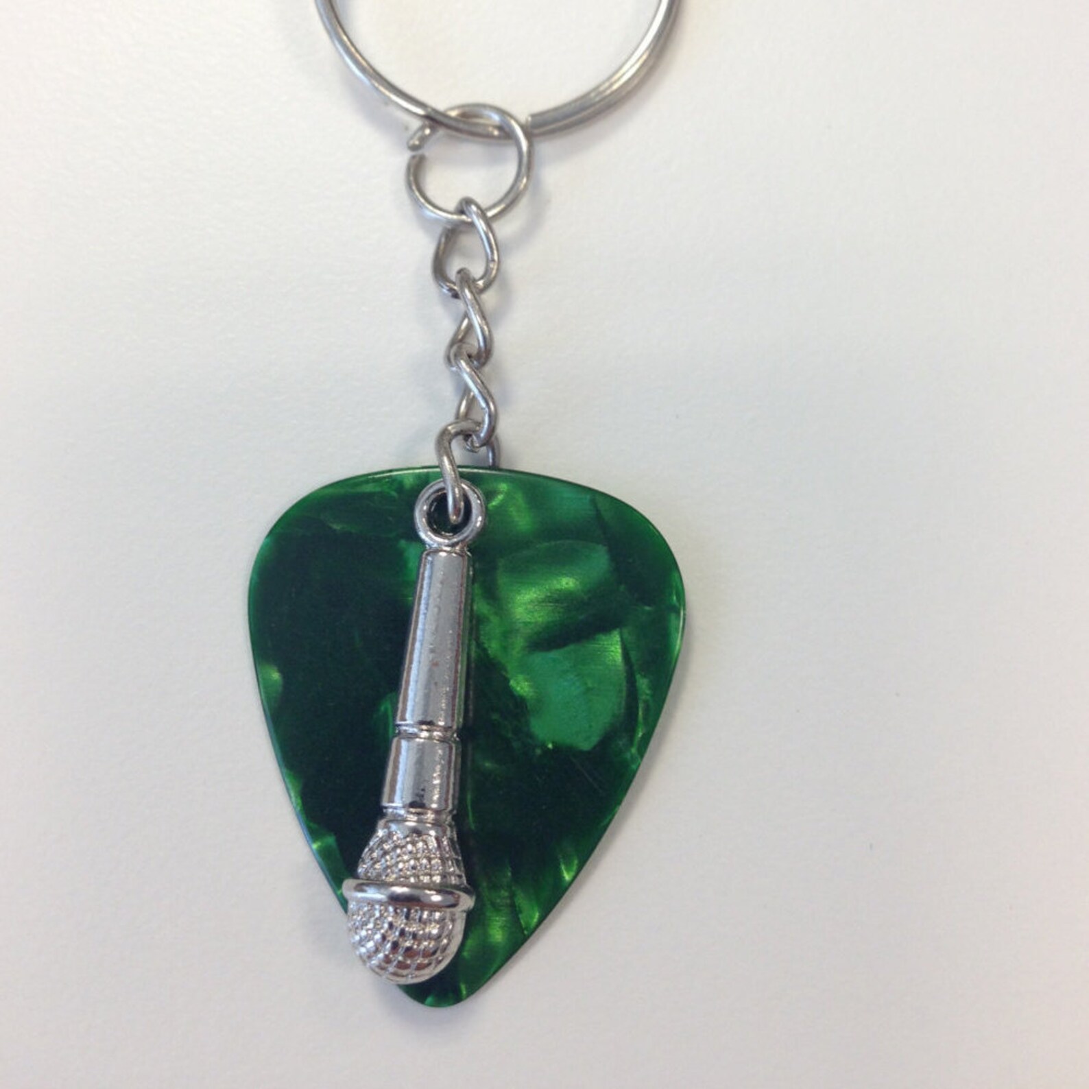 Music Gifts - Custom Music Keychain - Microphone - Drum - Piano ...