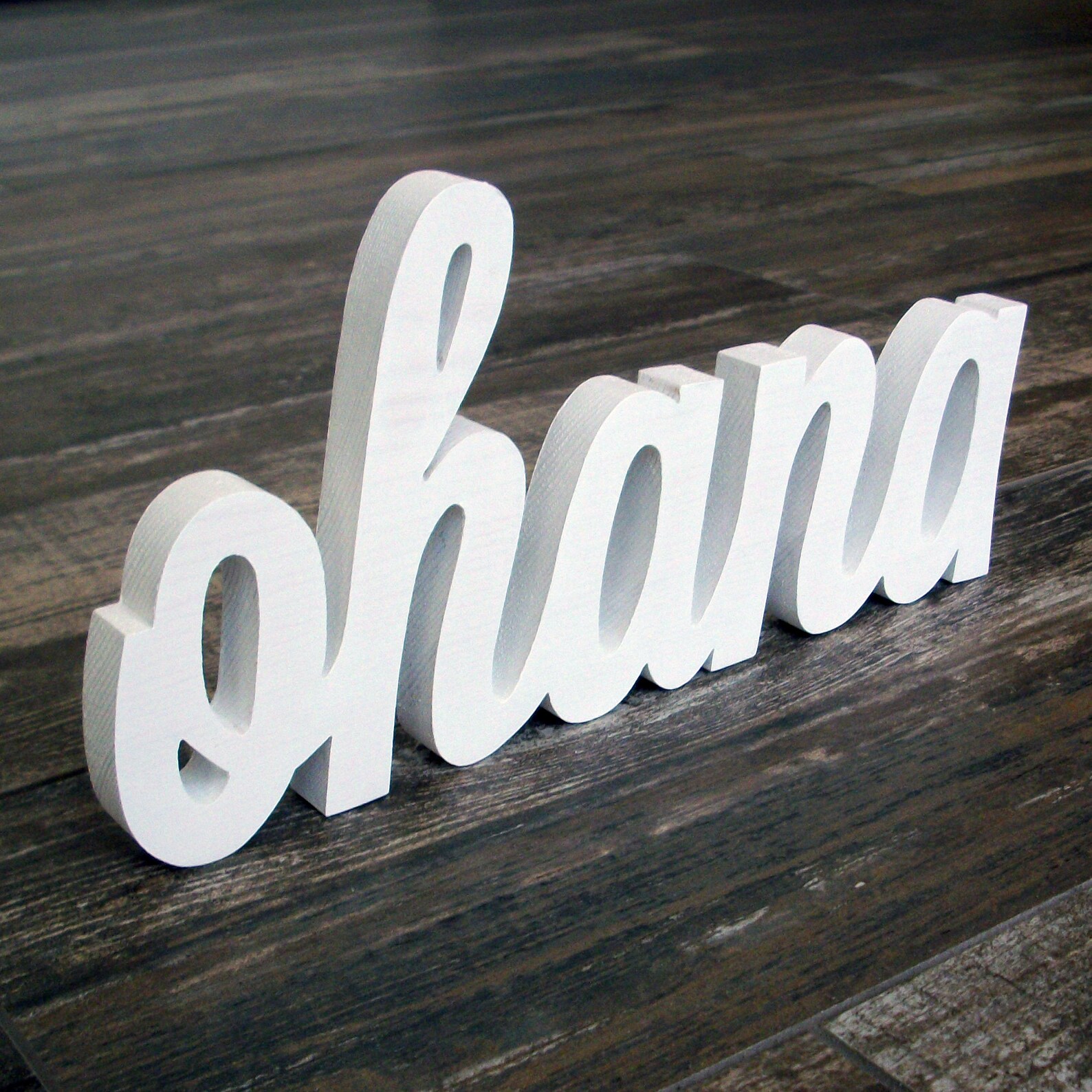 Ohana Wood Sign Ohana Word Sign. Painted Ohana Letter Sign - Etsy