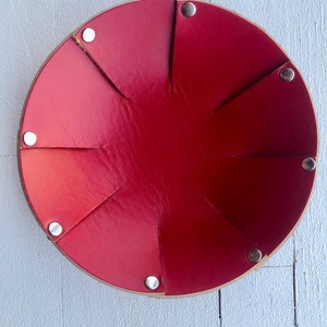 Small Leather Key and Coin Dish - Etsy