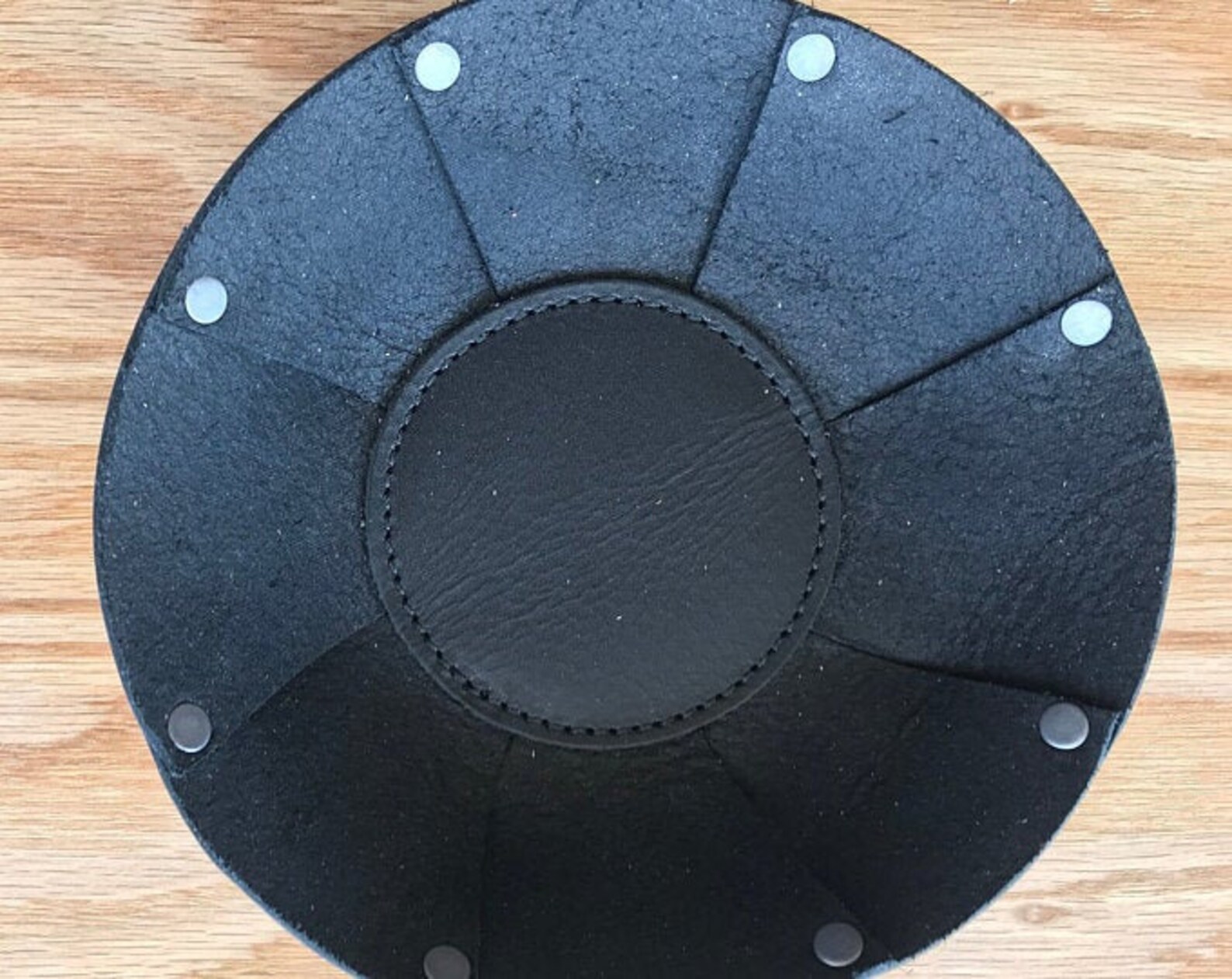 Small Leather Key and Coin Dish - Etsy