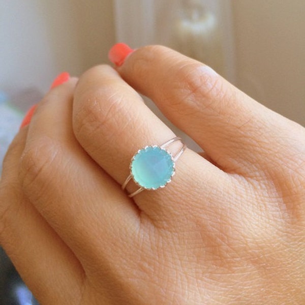 Aqua Ring - Etsy