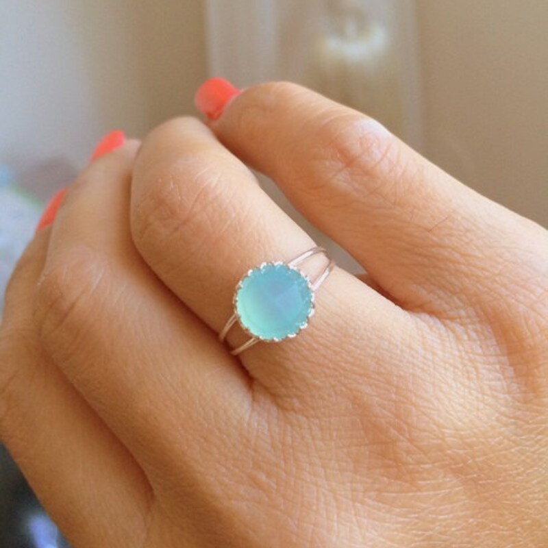 Aqua Ring - Etsy