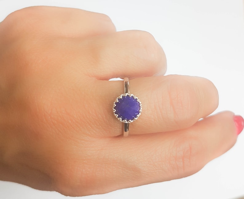 Lapis Lazuli Ring-lapis Ring-blue Lapis Ring Sterling Silver 925-lapis ...