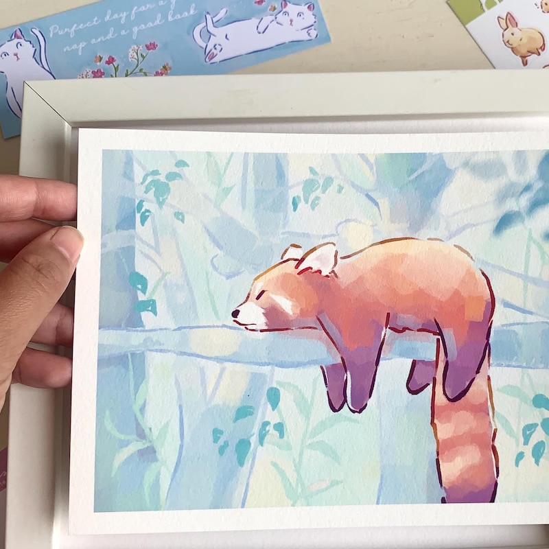 A5 Art Prints Animals - Etsy UK