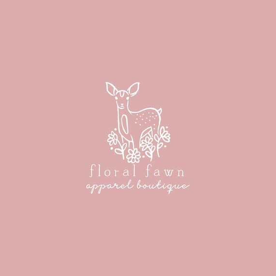 Paper & Party Supplies Stationery Paper Fawn logo design brand design ...