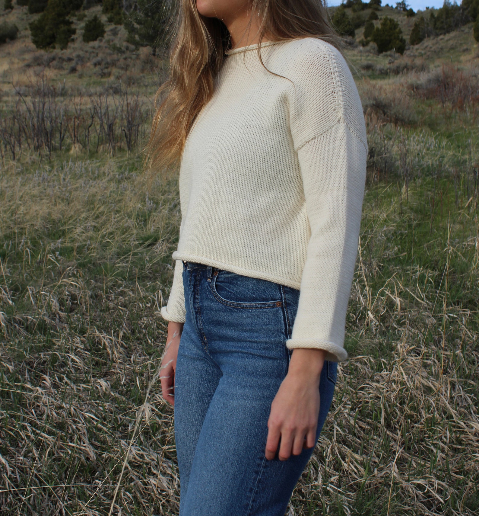 PATTERN – the Ivy Rolled Sweater - Etsy