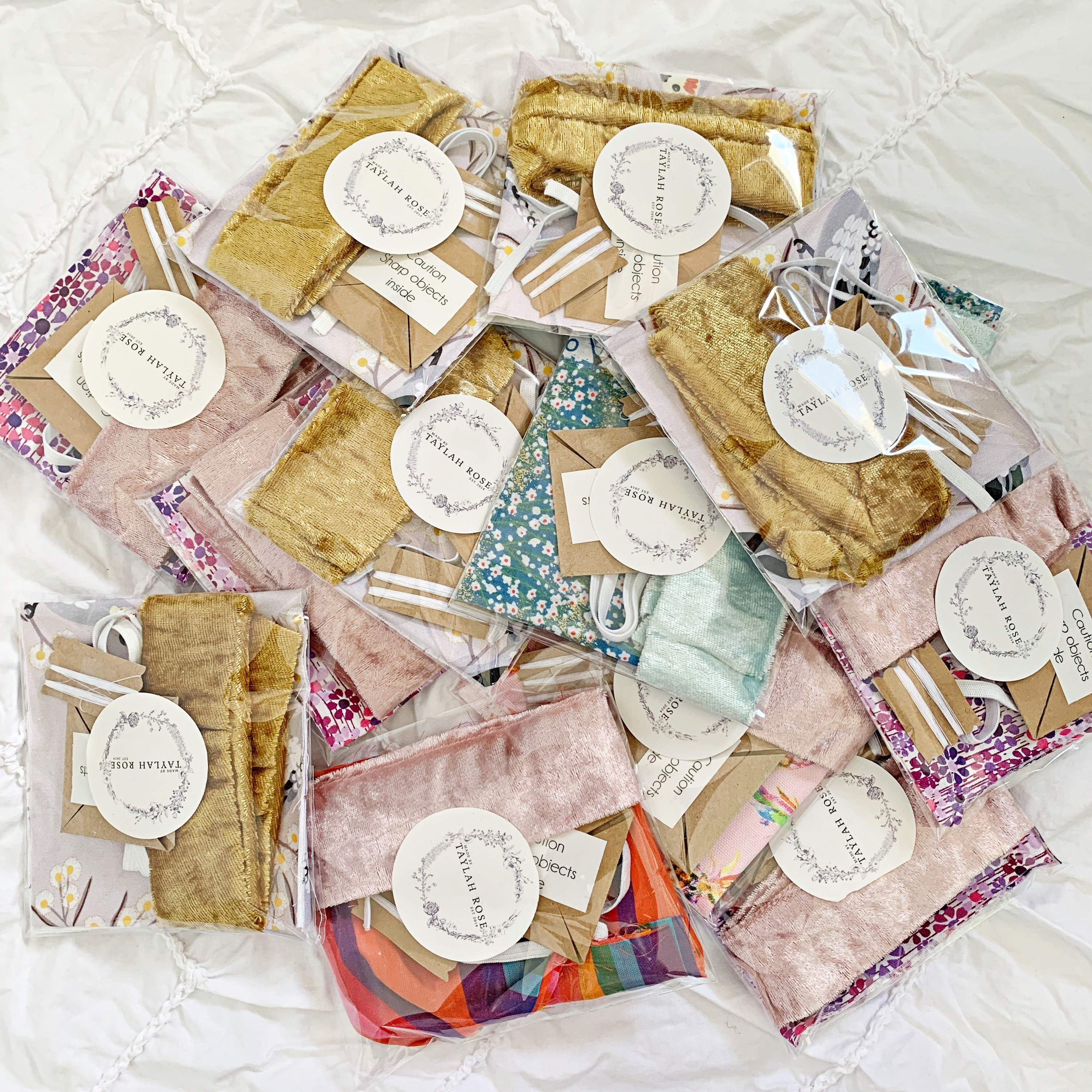 DIY Scrunchie Kits Makes TWO Scrunchies per Pack at Home - Etsy Australia