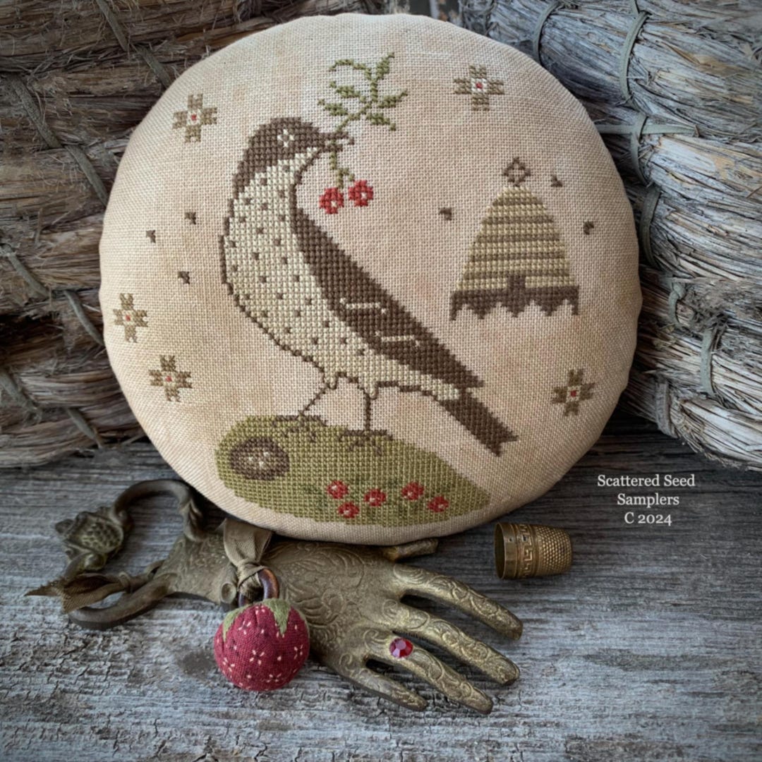 Sweetness of Spring Pinkeep Pattern From Scattered Seed Samplers© 2024 ...