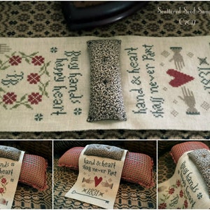 Heart's Content/armchair Pinpoke Sampler Pattern From - Etsy