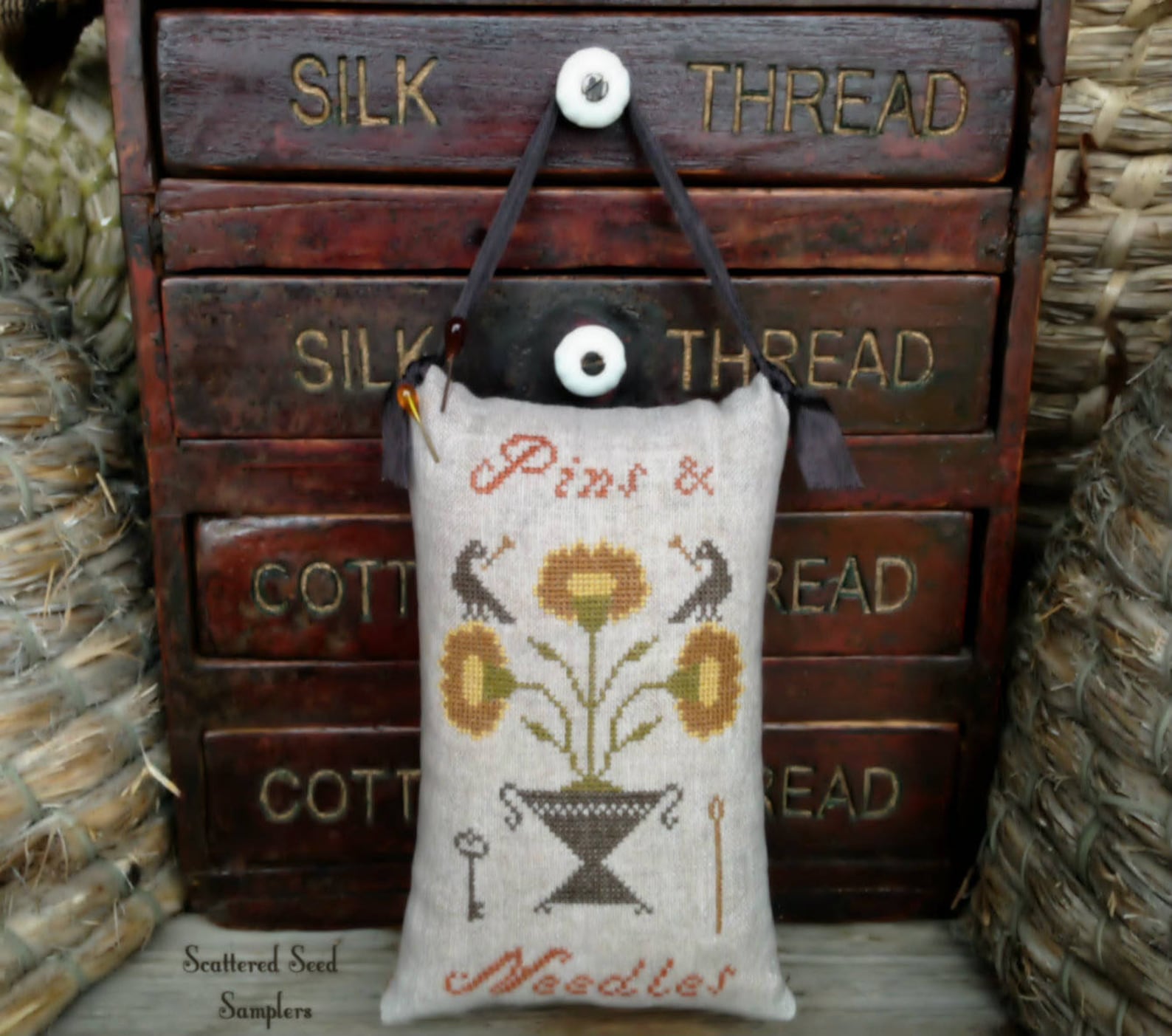 Pins and Needles Pinpoke Pattern From Scattered Seed - Etsy