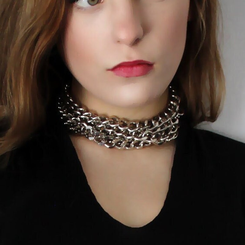 Multi Chain Necklace - Etsy