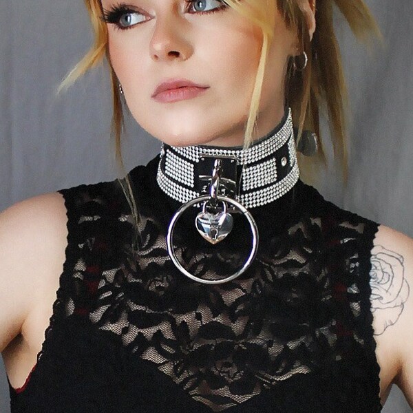 Rhinestone Collar - Etsy