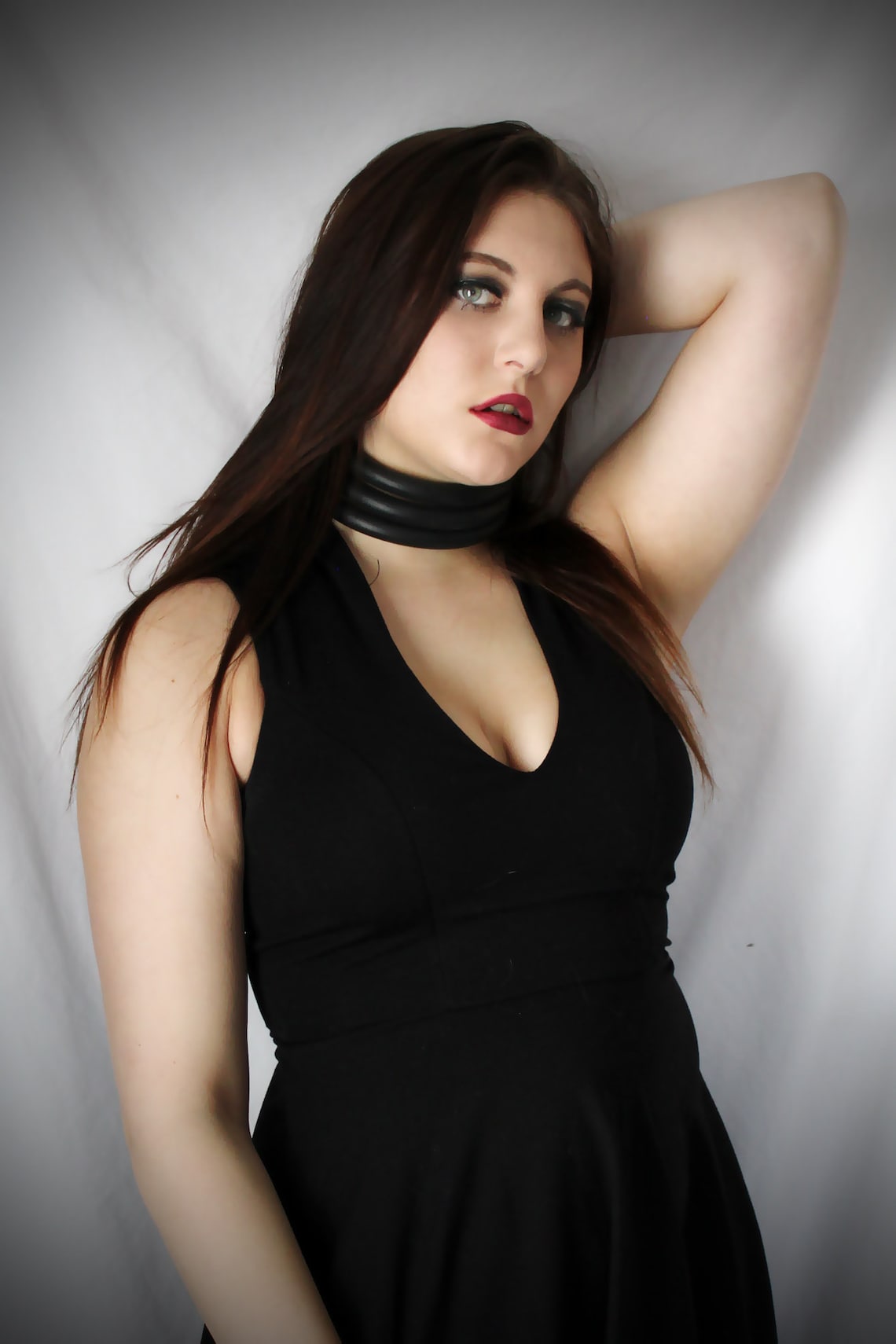 Three Strand Rubber Choker Necklace - Etsy